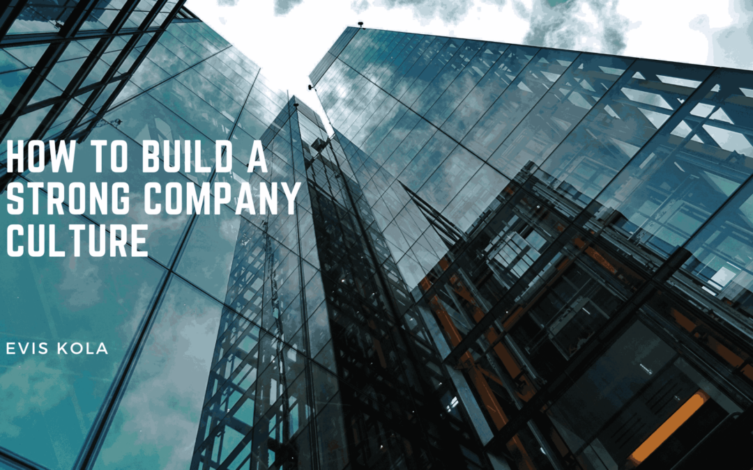 How To Build A Strong Company Culture - Evis Kola